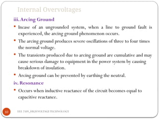 Lecture 1 - Introduction,Internal and External Overvoltages.pptx