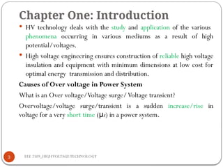 Lecture 1 - Introduction,Internal and External Overvoltages.pptx