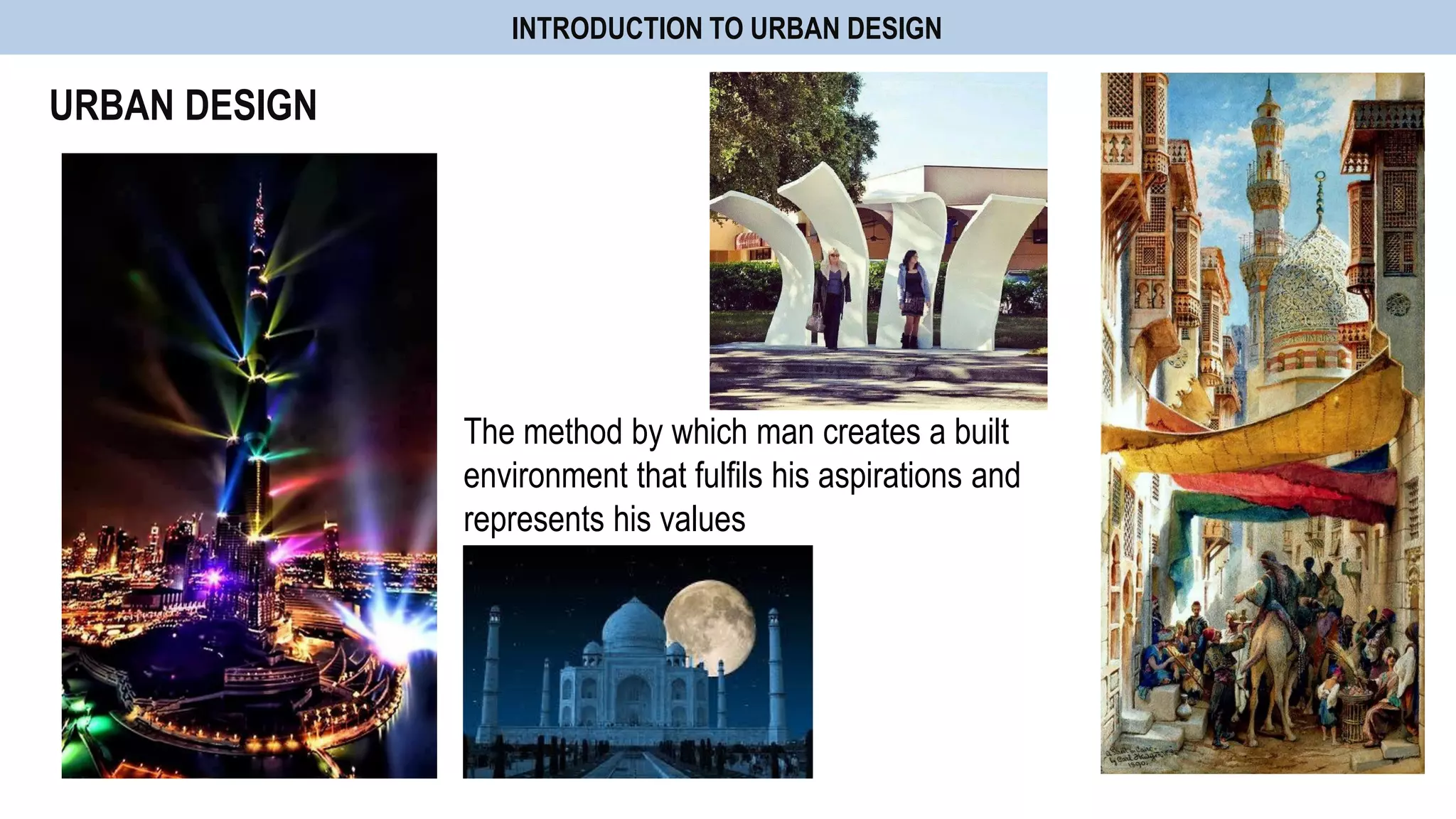 Lecture 1 introduction of urban design | PDF