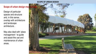 Lecture 1 introduction of urban design | PDF