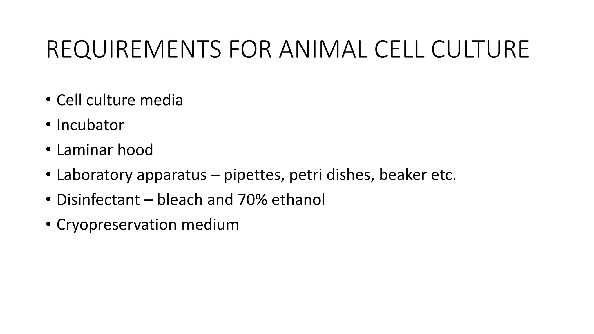 Lecture 1 Introduction to animal cell technology | PPT
