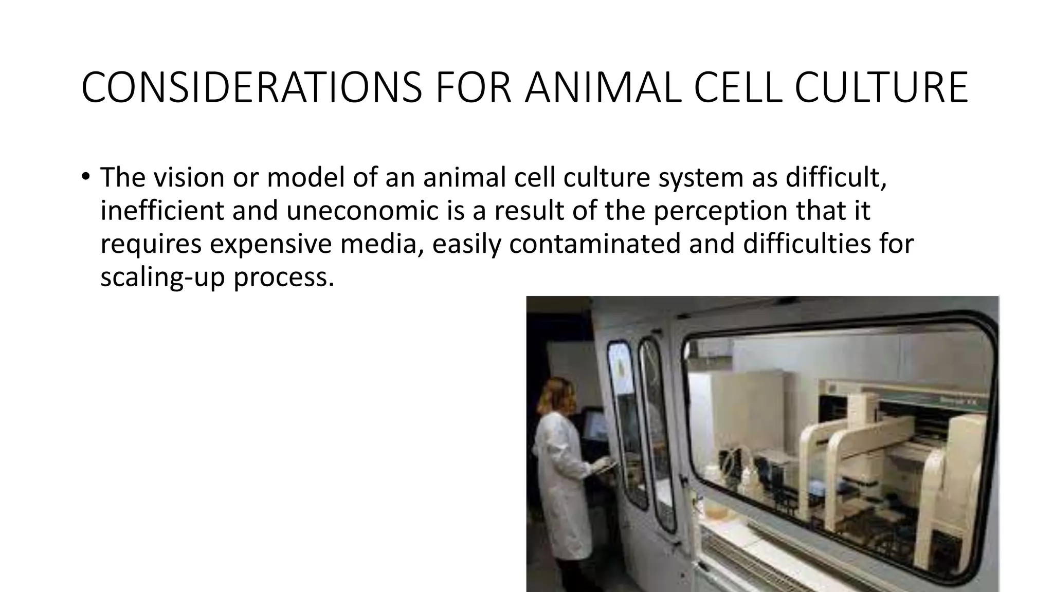 Lecture 1 Introduction to animal cell technology | PPT
