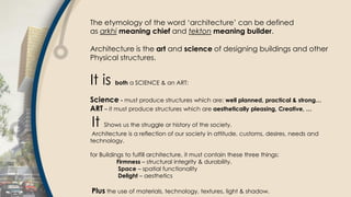 Lecture 1 - Introduction to architecture | PDF