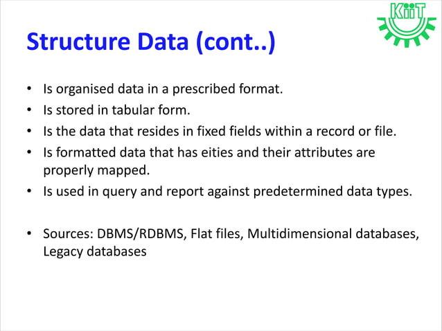 Lecture1 introduction to big data | PDF | Databases | Computer Software and Applications