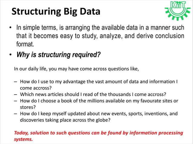 Lecture1 introduction to big data | PDF | Databases | Computer Software and Applications