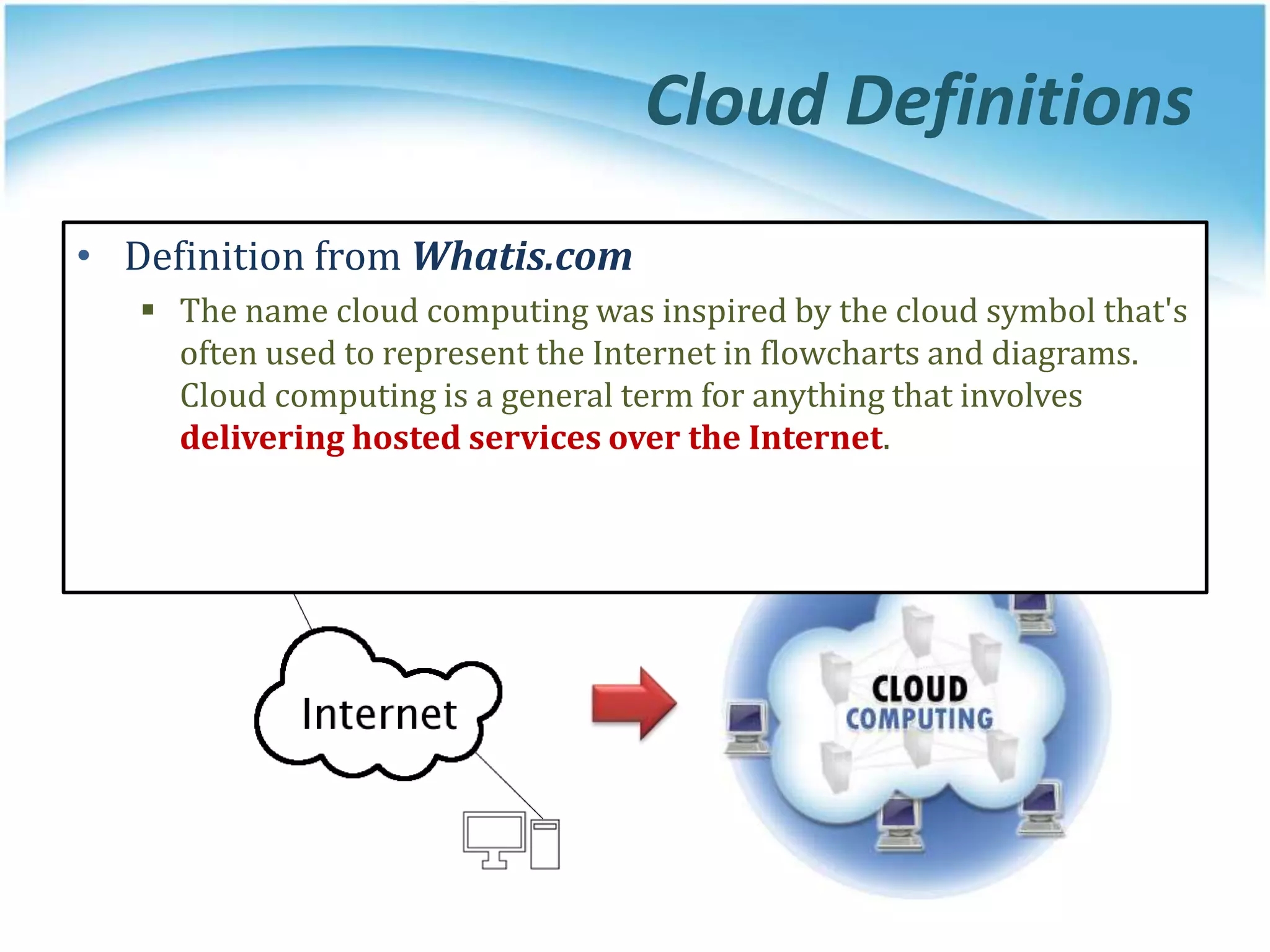 Lecture 1 Introduction To Cloud Computing Pptx