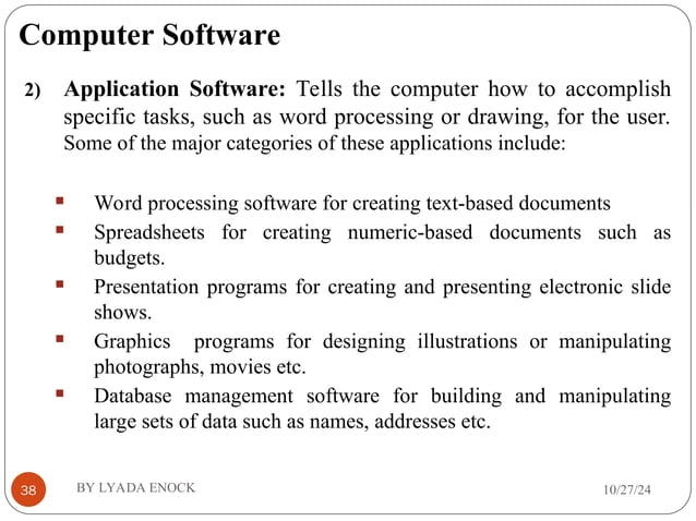 Lecture 1 - Introduction to Computers.ppt | Data Storage and Warehousing | Computing