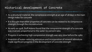 Lecture 1 introduction to concrete as a structural material | PPT