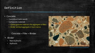 Lecture 1 introduction to concrete as a structural material | PPT