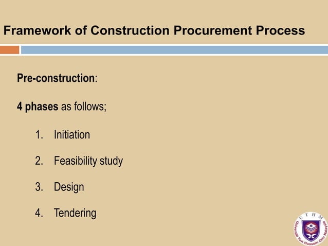 Lecture 1 introduction to construction procurement process. | PPT | Construction Industry ...