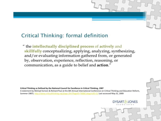 Introduction to Critical Thinking Skills | PPTX