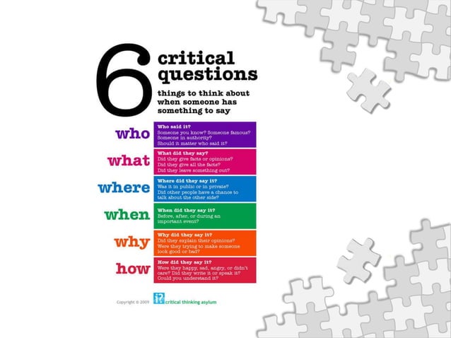 Introduction to Critical Thinking Skills | PPTX