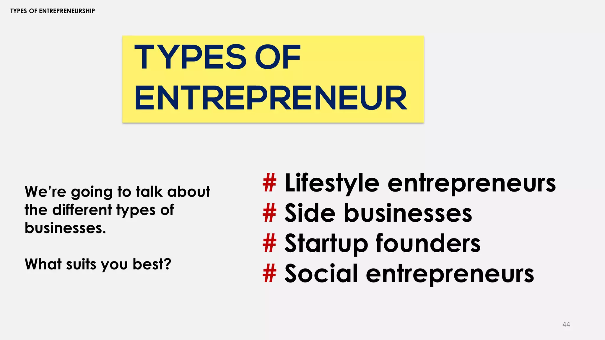 DPB2012 Lecture 1 - Introduction to Entrepreneurship | PDF | Startups ...