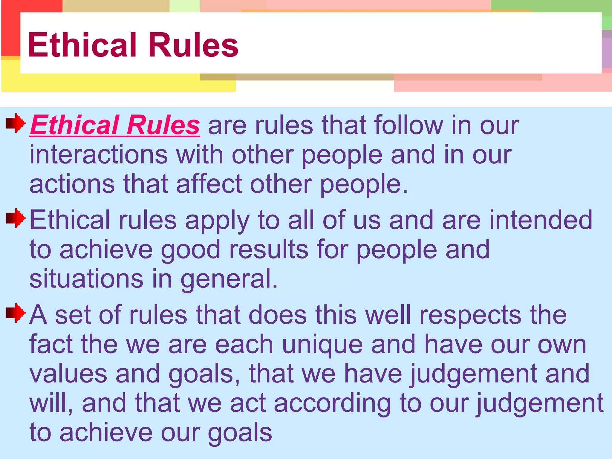 Lecture1 introduction to ethics | PPT