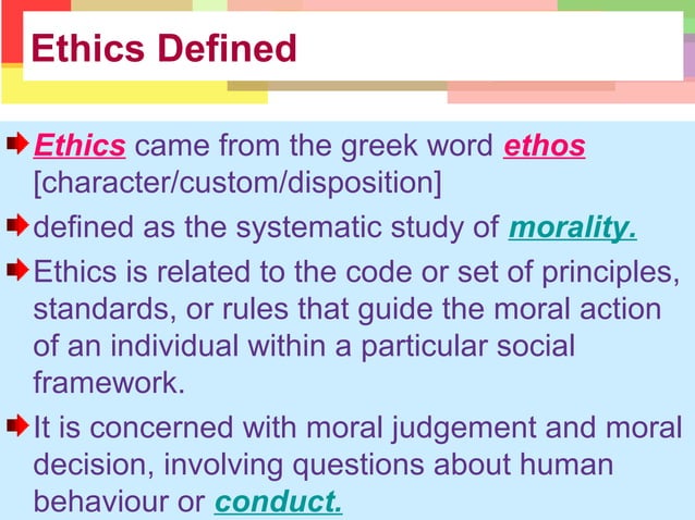Lecture1 introduction to ethics | PPT