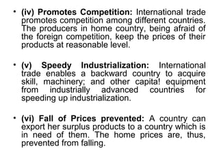 Lecture 1 introduction to international trade | PPT