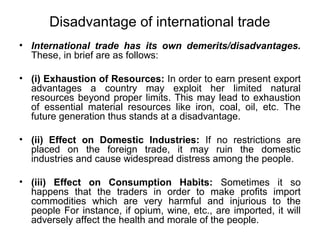Lecture 1 introduction to international trade | PPT
