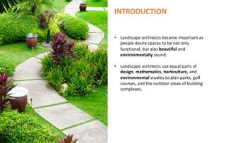 Introduction to landscape design level one | PPT