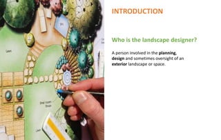 Introduction to landscape design level one | PPT