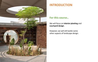 Introduction to landscape design level one | PPT