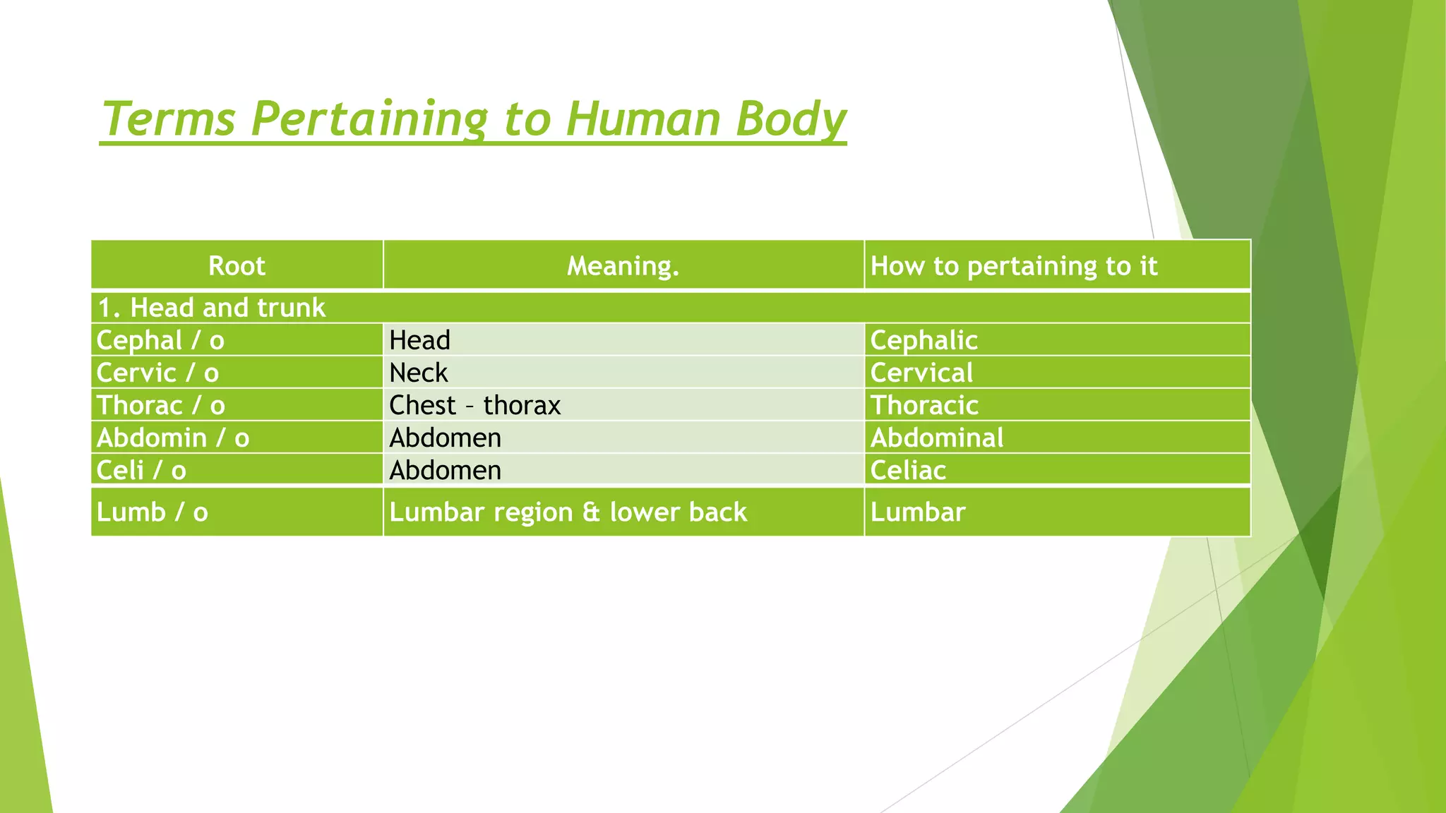 Lecture 1 introduction to medical terminology | PPTX