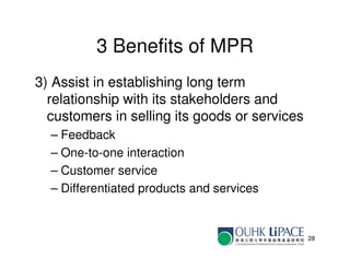 COMM6026 Lecture 1 - introduction to mpr | PPT