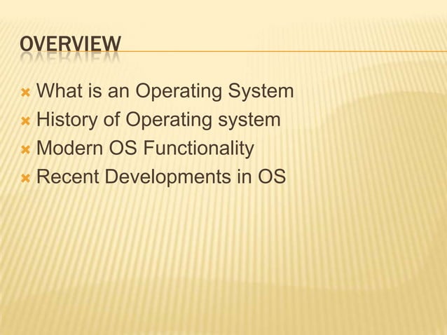 Lecture 1 introduction to operating systems | PPT
