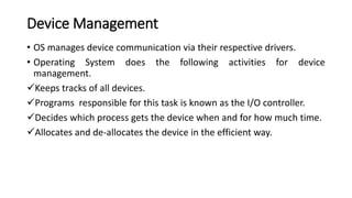 Introduction to operating systems | PPTX