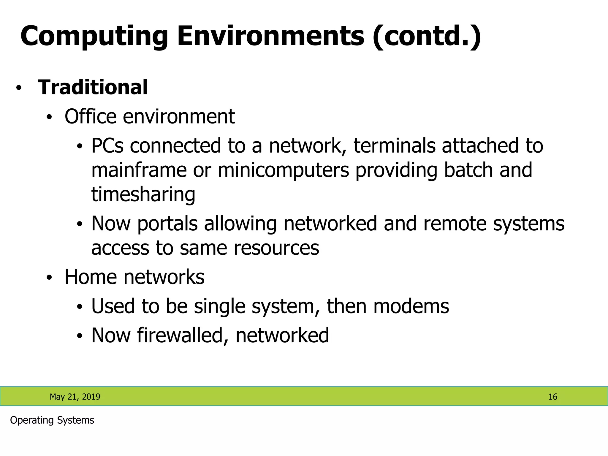 Lecture 1 Introduction To Operating Systemspdf Operating Systems