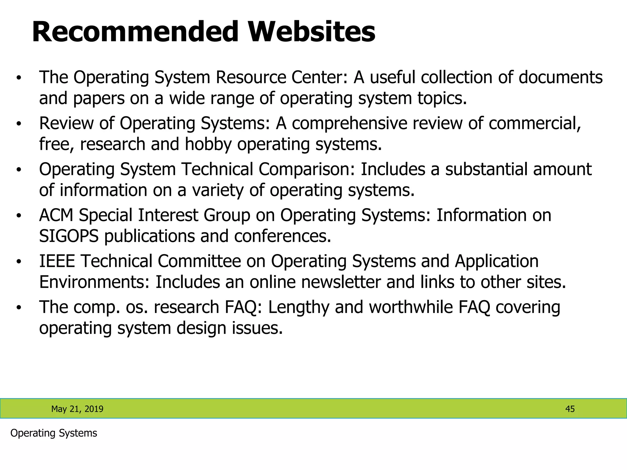 Lecture 1 Introduction To Operating Systemspdf Operating Systems