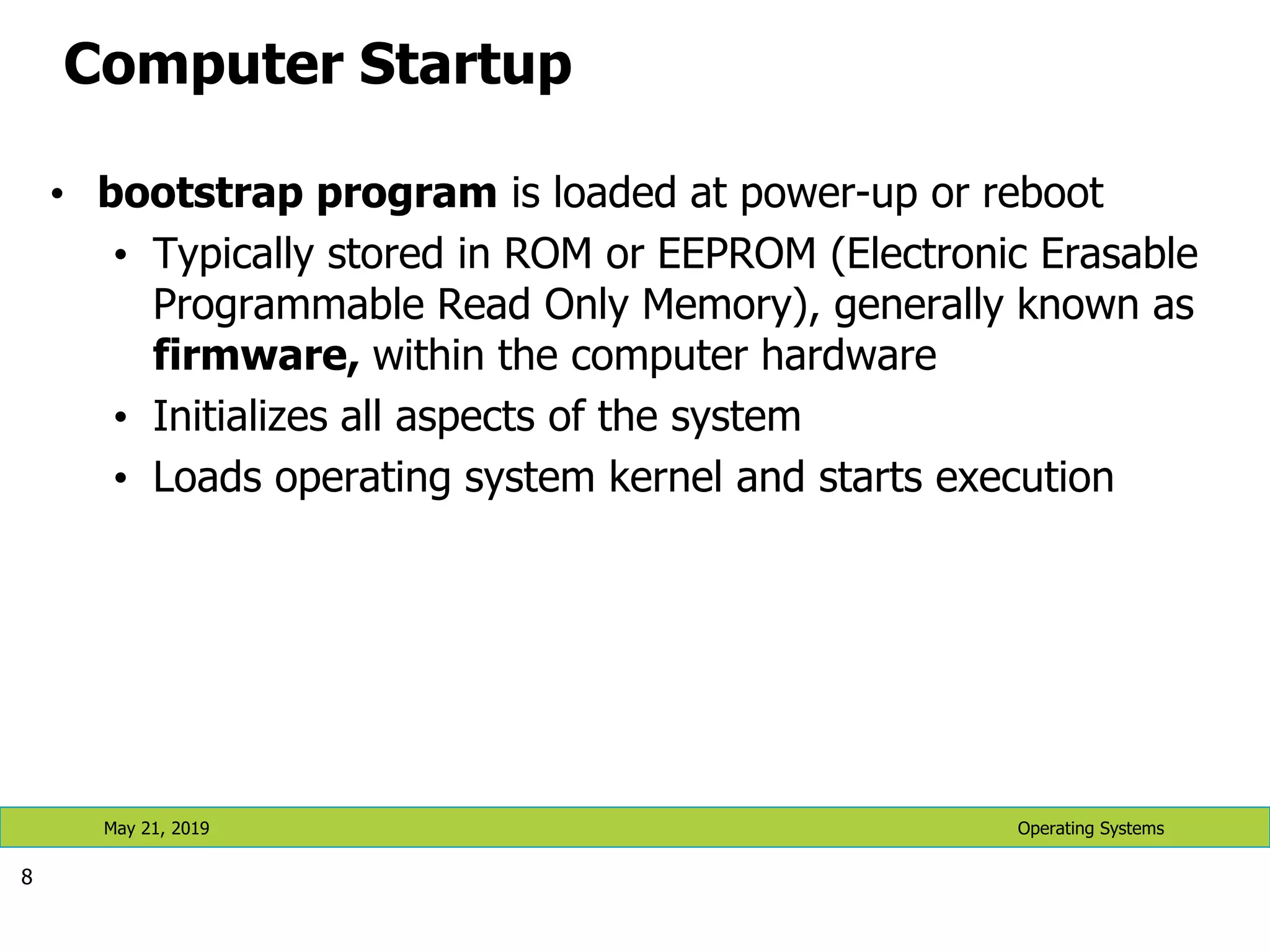 Lecture 1 Introduction To Operating Systemspdf Operating Systems Computer Software And