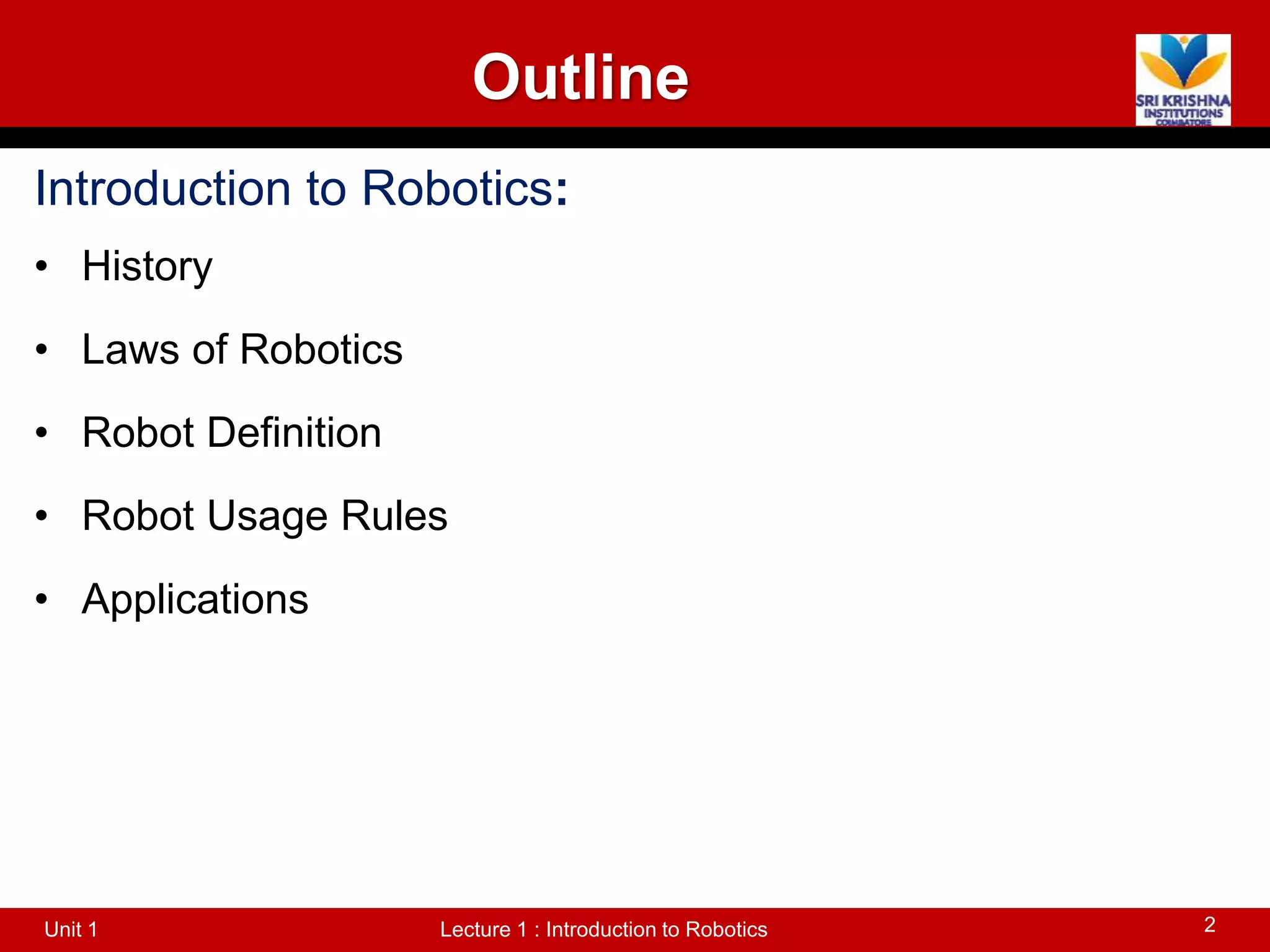 Lecture 1 - Introduction to Robotics.pptx