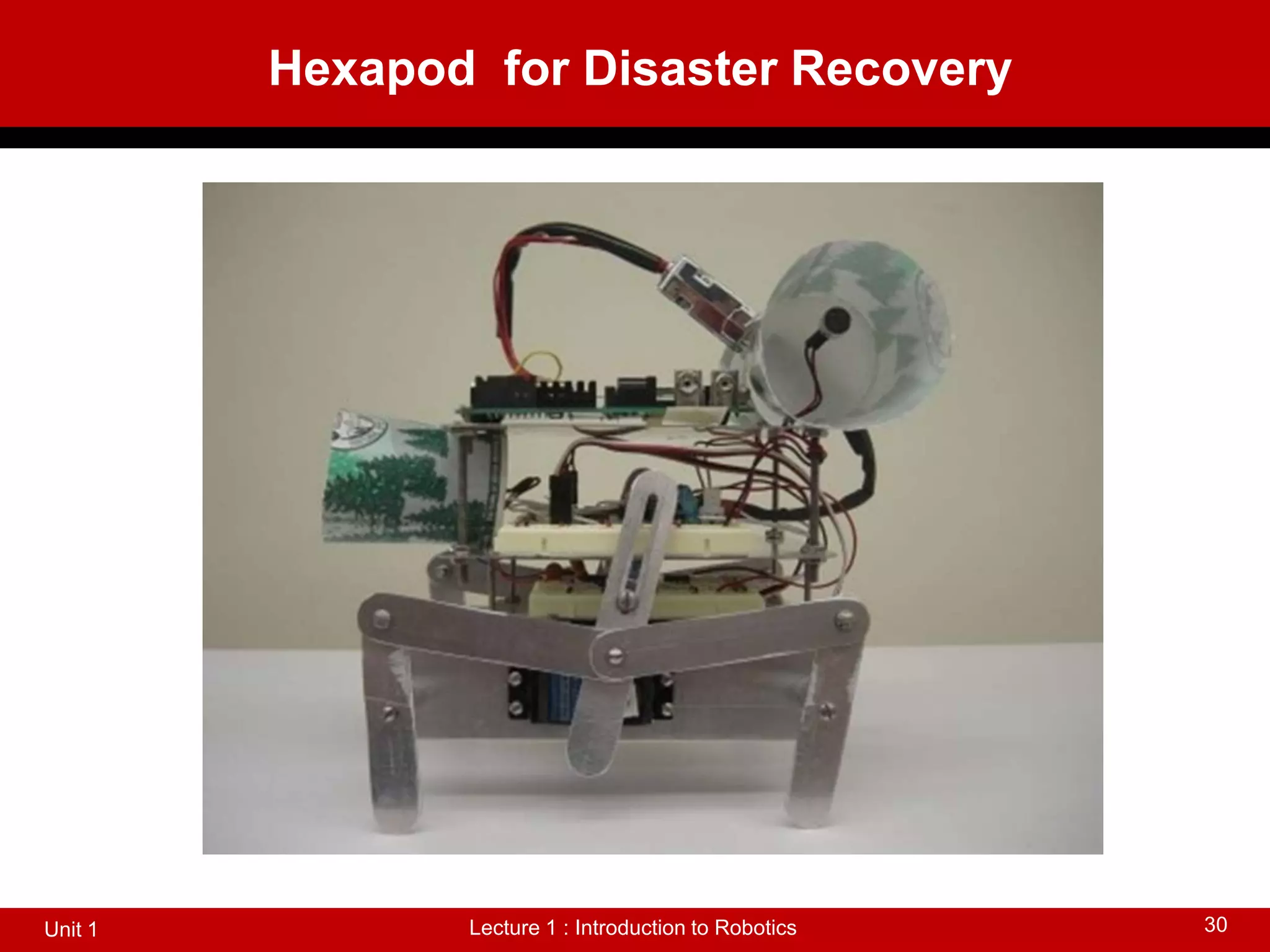 Lecture 1 Introduction To Roboticspptx Robotics Technology And Computing