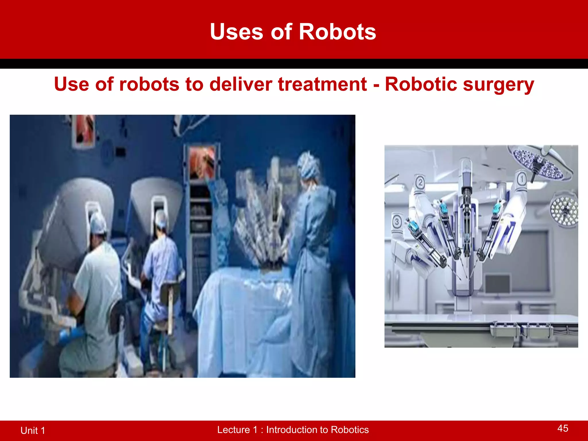 Lecture 1 Introduction To Roboticspptx Robotics Technology