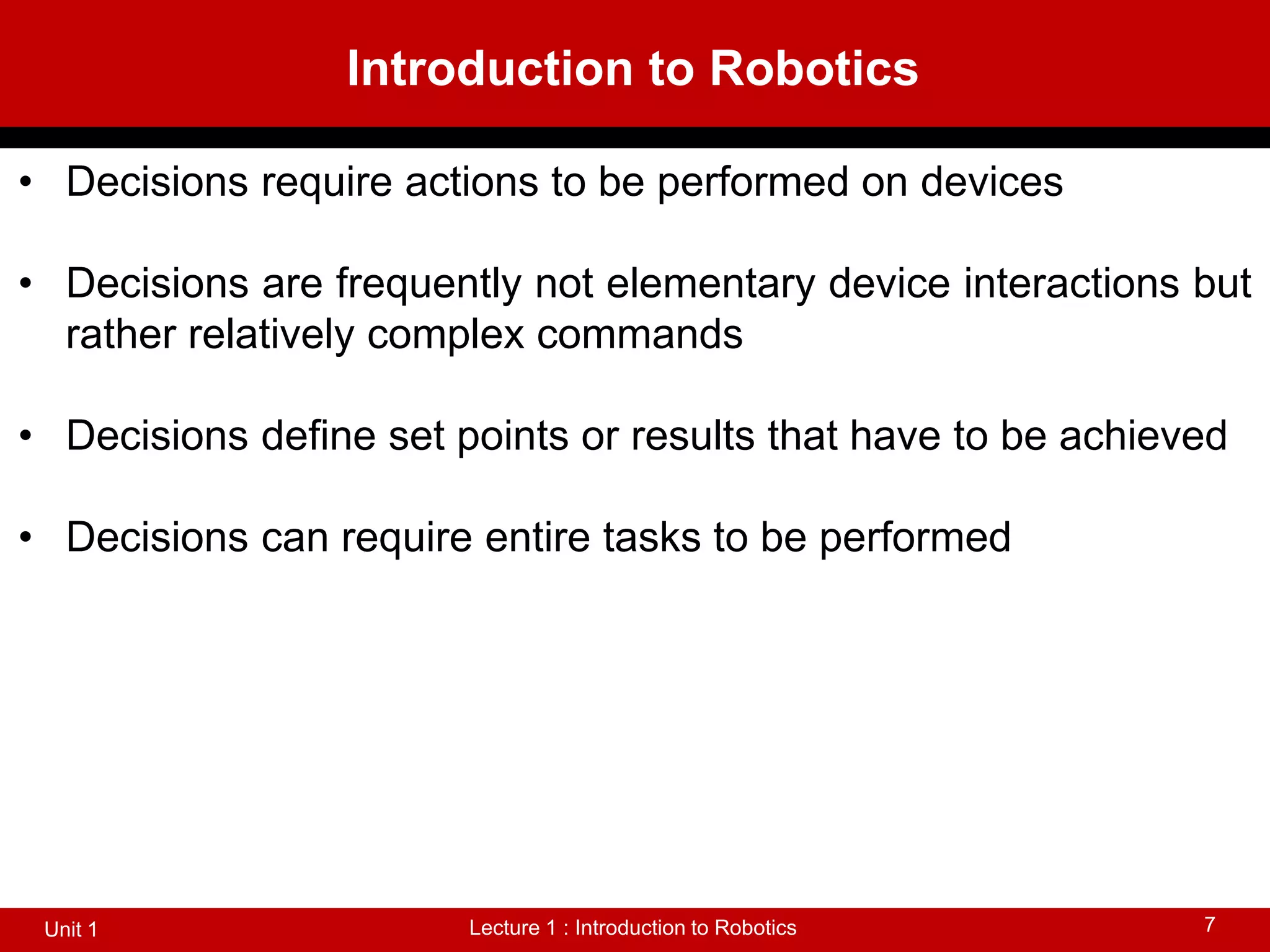Lecture 1 Introduction To Roboticspptx Robotics Technology 1974