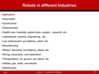 Lecture 1 - Introduction to Robotics.pptx