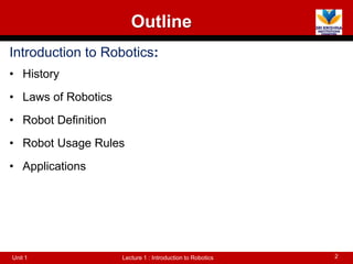 Lecture 1 - Introduction to Robotics.pptx