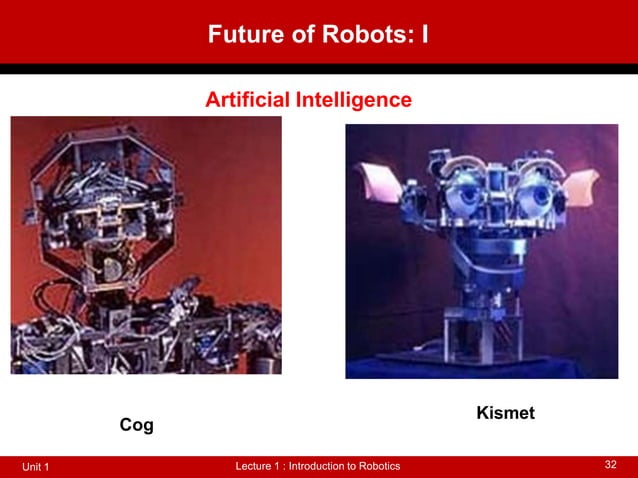 Lecture 1 - Introduction to Robotics.pptx | Robotics | Technology & Computing