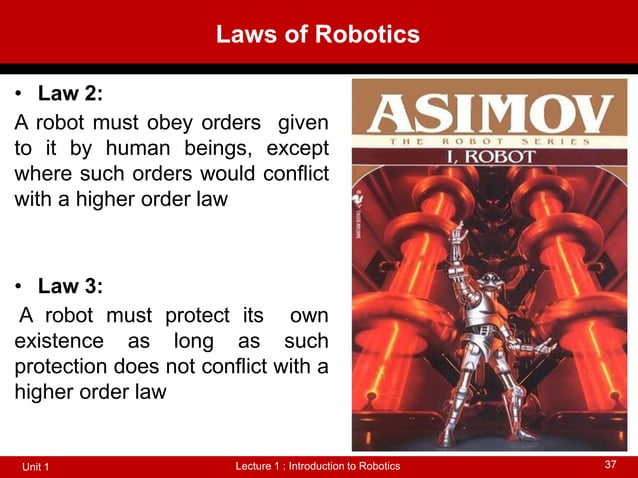 Lecture 1 - Introduction to Robotics.pptx | Robotics | Technology & Computing
