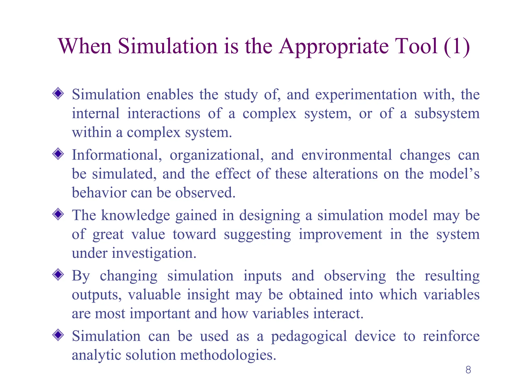 Lecture 1 Introduction To Simulation Editedppt