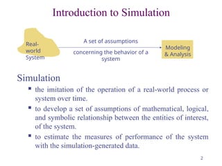 Lecture 1 - Introduction to Simulation Edited.pptx