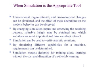 Lecture 1 Introduction To Simulation Edited Pptx