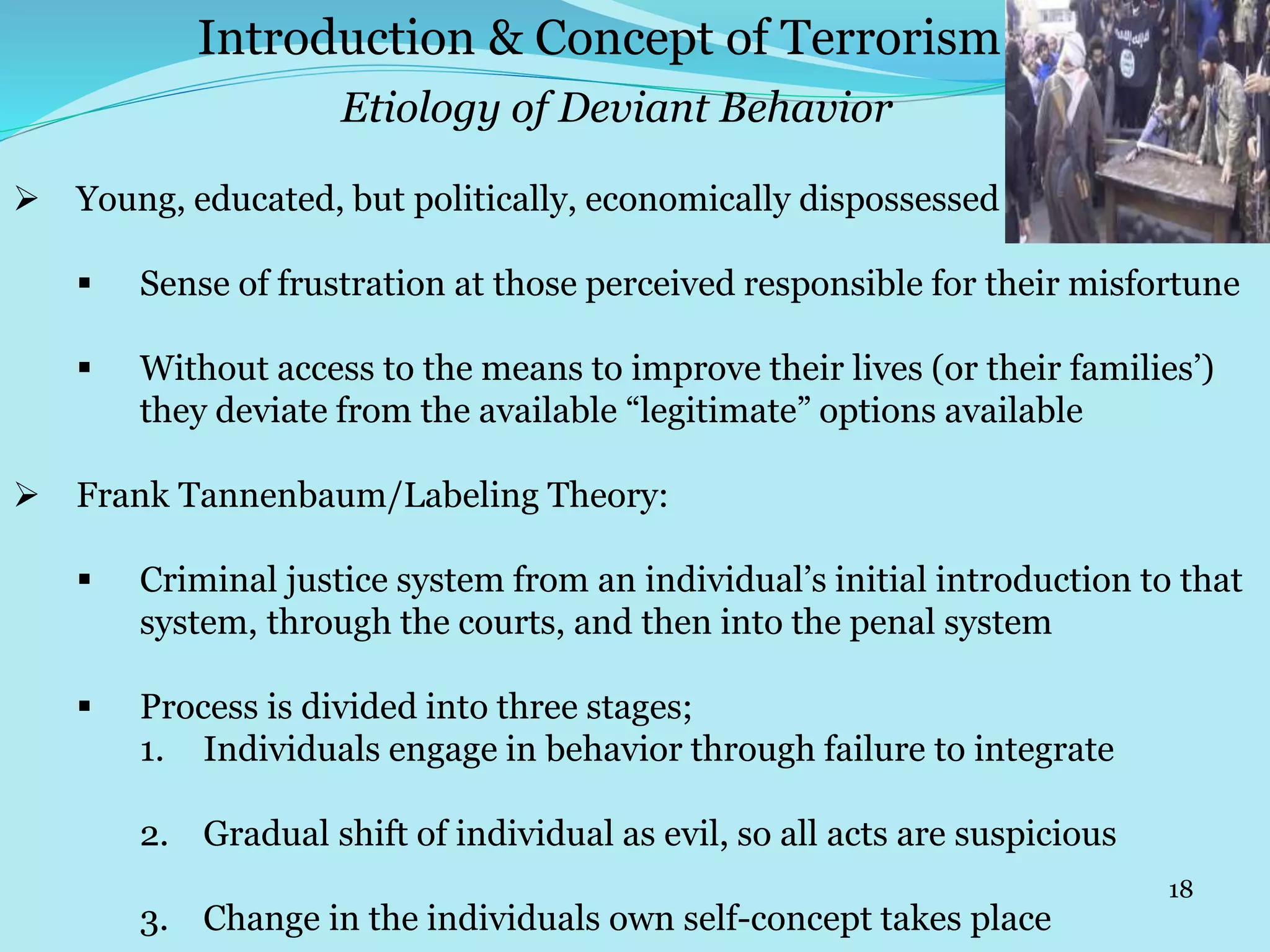 Lecture 1 introduction to terrorism | PPTX