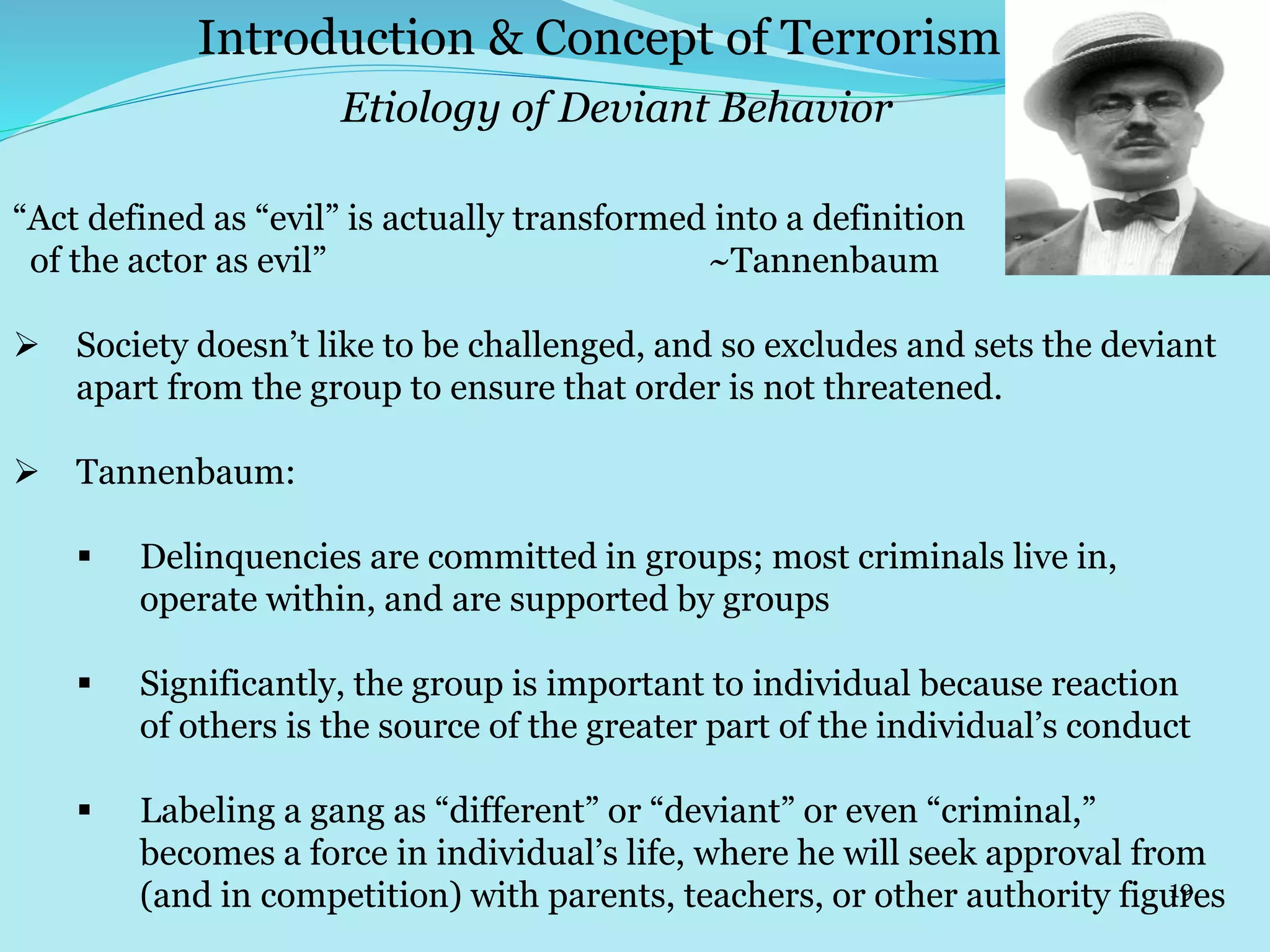 Lecture 1 introduction to terrorism | PPTX