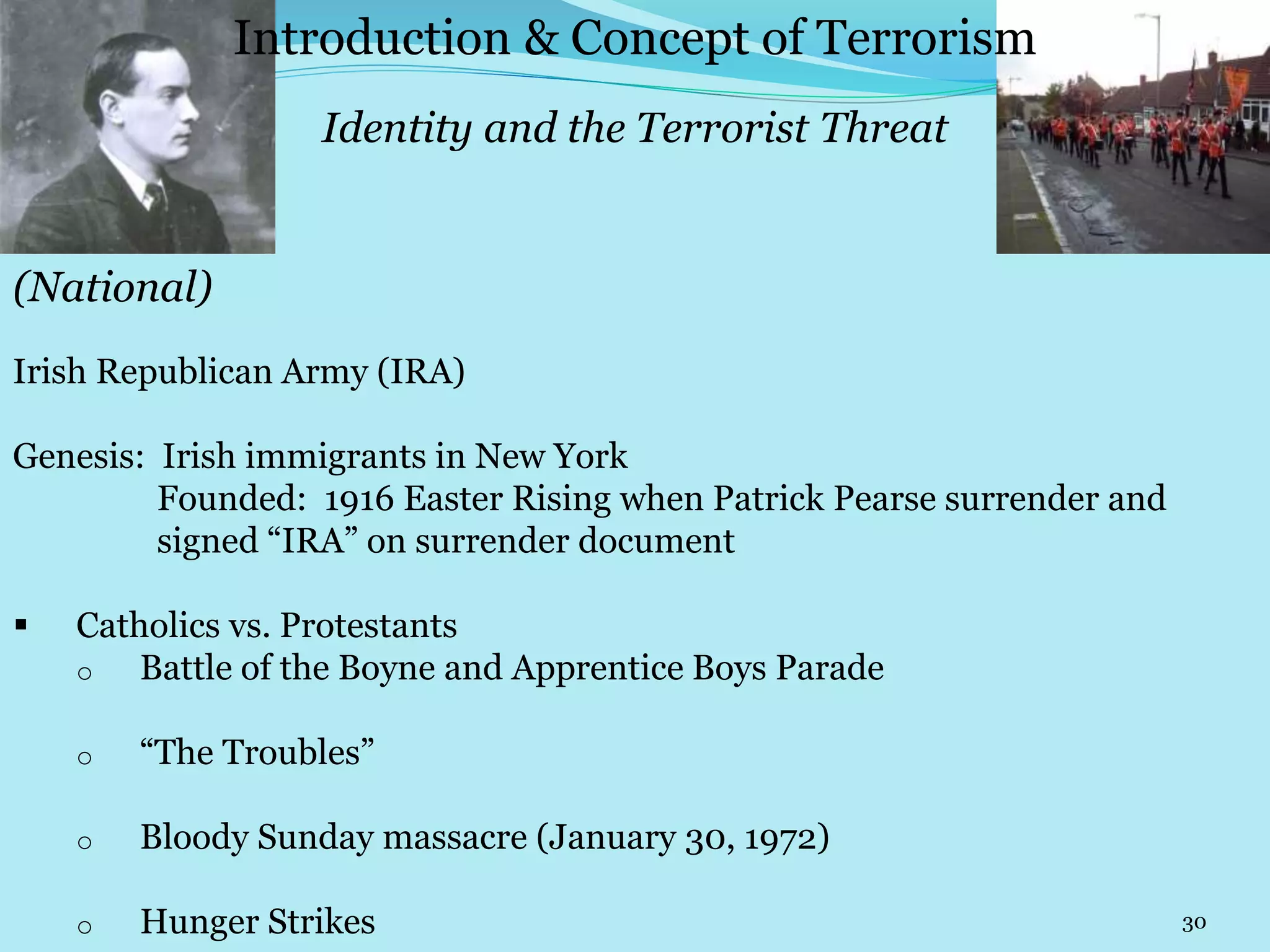 Lecture 1 introduction to terrorism | PPTX