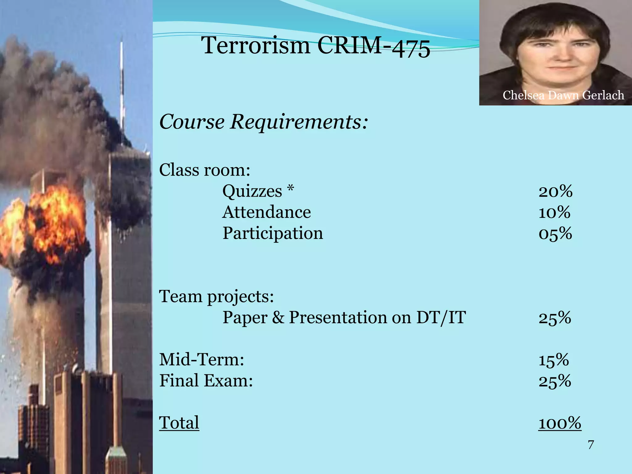 Lecture 1 introduction to terrorism | PPTX