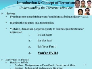 Lecture 1 introduction to terrorism | PPTX