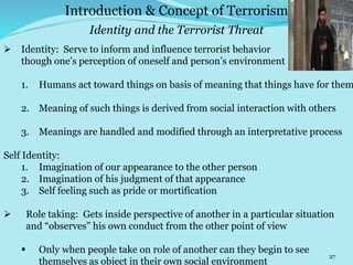 Lecture 1 introduction to terrorism | PPTX