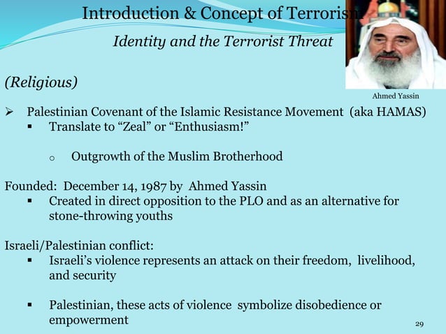 Lecture 1 introduction to terrorism | PPTX | Islam | Religion & Spirituality