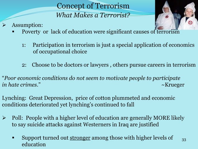 Lecture 1 introduction to terrorism | PPTX | Islam | Religion & Spirituality